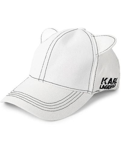 White Karl Lagerfeld Hats for Women | Lyst