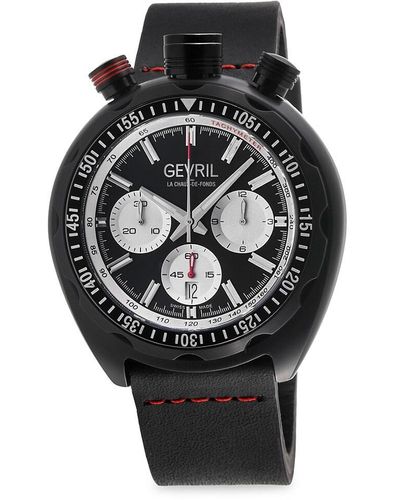 Black Gevril Watches for Men | Lyst