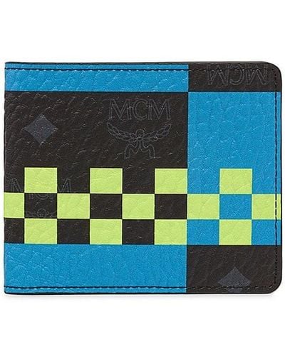 Blue MCM Wallets and cardholders for Men | Lyst
