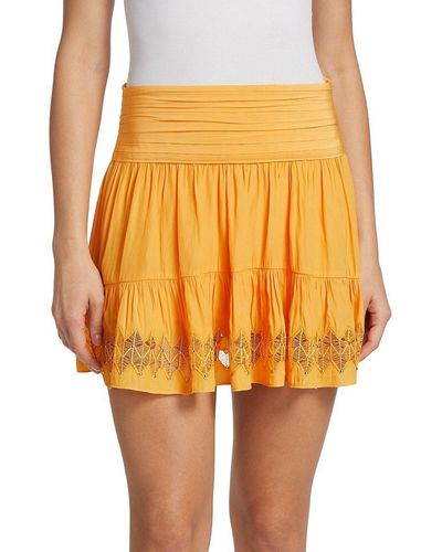 Orange Ramy Brook Skirts For Women Lyst