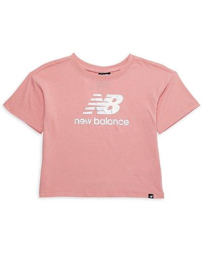 Pink New Balance Tops for Women | Lyst