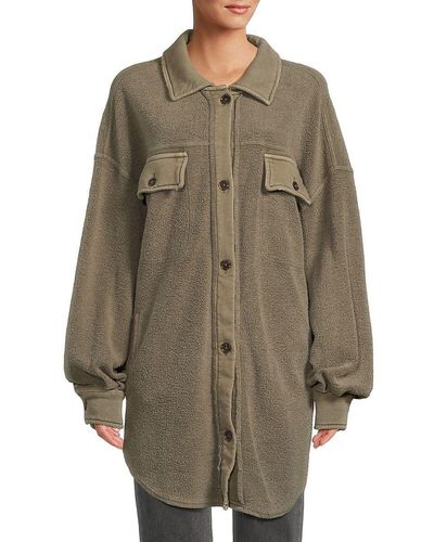 Green Free People Jackets for Women | Lyst