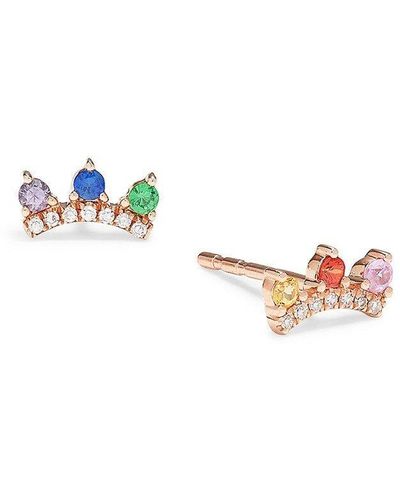 White EF Collection Earrings and ear cuffs for Women | Lyst