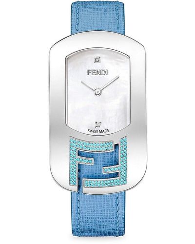 Blue Fendi Watches for Women | Lyst