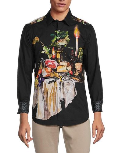 Black Robert Graham Shirts for Men | Lyst