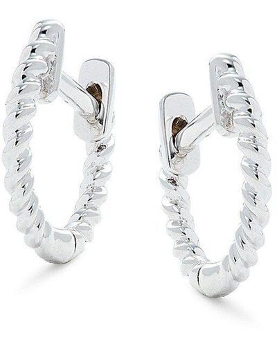White EF Collection Earrings and ear cuffs for Women | Lyst