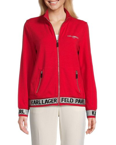 Red Karl Lagerfeld Jackets for Women | Lyst
