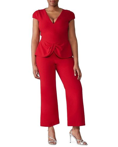 Red Black Halo Jumpsuits and rompers for Women | Lyst