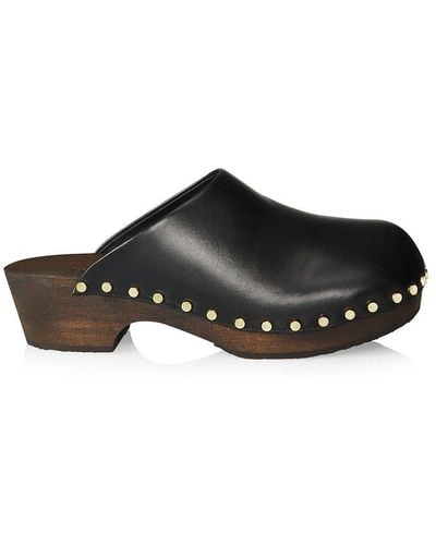 Leather Clogs for Women | Lyst
