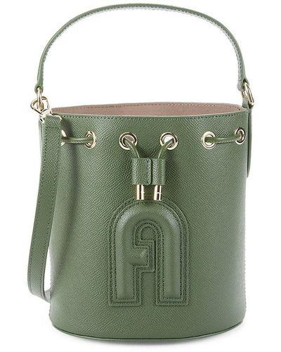 Green Furla Bucket bags and bucket purses for Women | Lyst