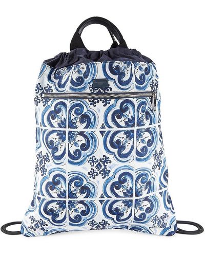 Blue Dolce & Gabbana Backpacks for Women | Lyst