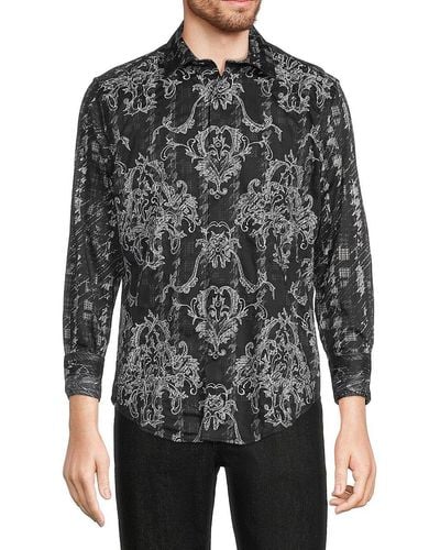 Black Robert Graham Shirts for Men | Lyst