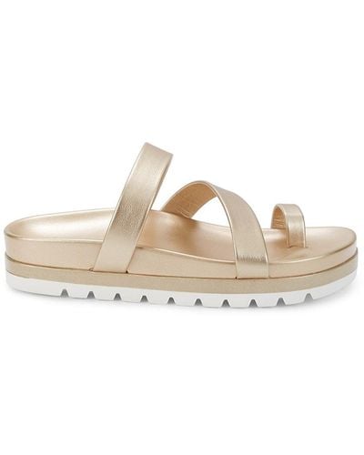 Metallic J/Slides Flats for Women | Lyst