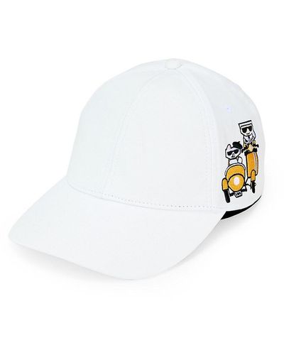 White Karl Lagerfeld Hats for Women | Lyst