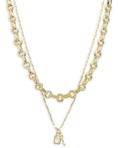 Metallic Ava & Aiden Necklaces for Women | Lyst