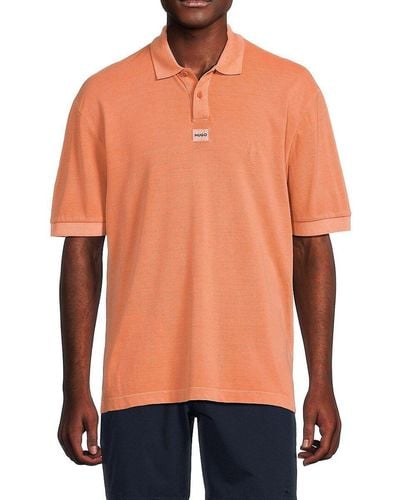 Orange HUGO T-shirts for Men | Lyst