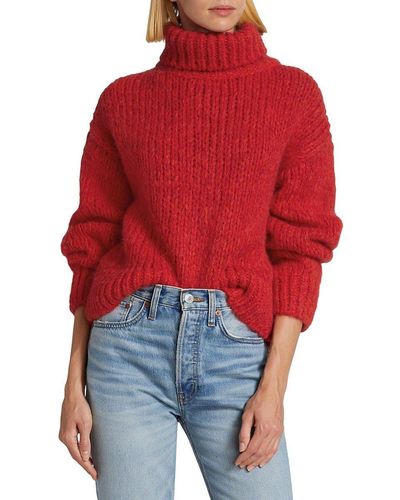 Red Turtlenecks for Women | Lyst