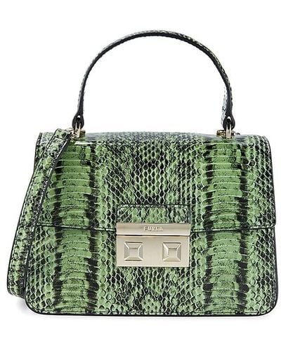 Green Furla Top-handle bags for Women | Lyst