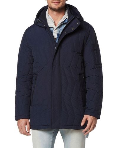 Blue Andrew Marc Jackets for Men | Lyst