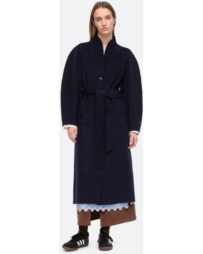 Blue Sea Coats for Women | Lyst