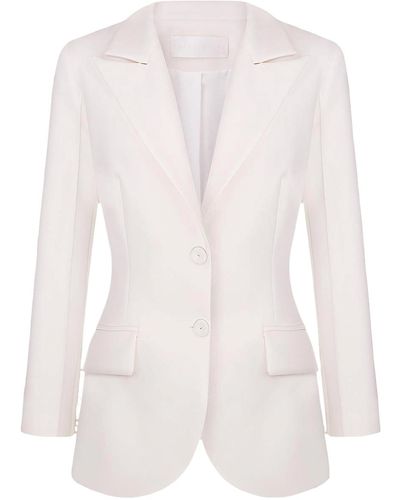 White Total White Jackets for Women | Lyst