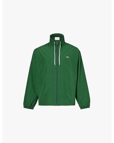 Green Lacoste Jackets for Men | Lyst