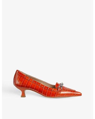 Red LK Bennett Heels for Women | Lyst