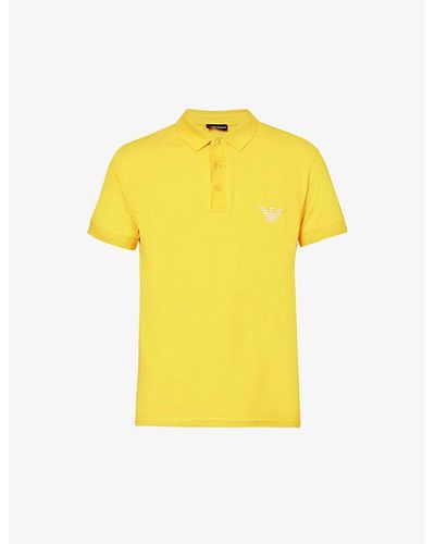 Yellow Emporio Armani T-shirts for Men | Lyst