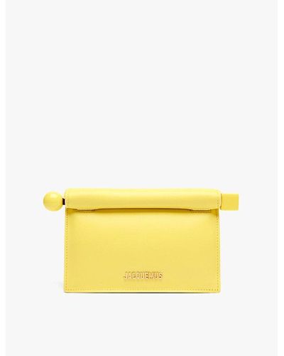 Yellow Clutches and evening bags for Women | Lyst