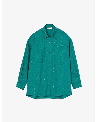 Green Sandro Tops for Women | Lyst