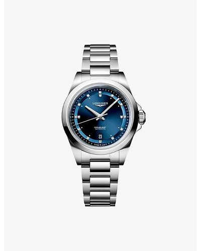 Blue Longines Watches for Women | Lyst