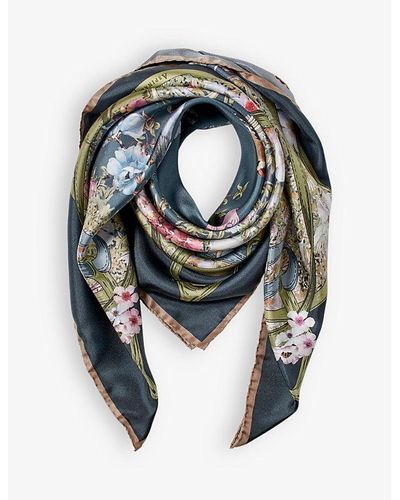 Metallic Aspinal of London Scarves and mufflers for Women | Lyst