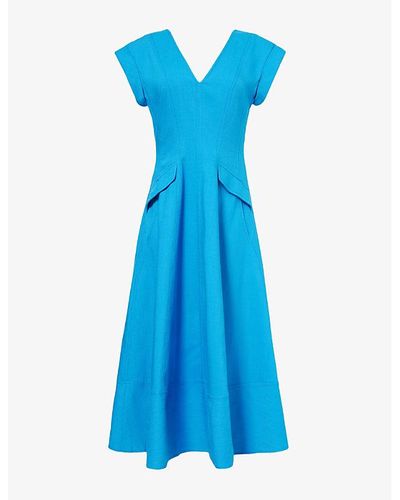 V Neck Cut Out Dresses for Women - Up to 66% off | Lyst