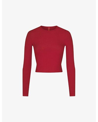 Red Skims Tops for Women | Lyst
