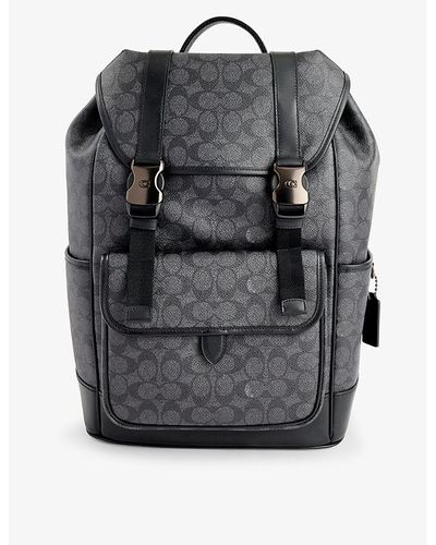 Gray COACH Backpacks for Men | Lyst
