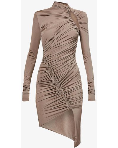 Natural Mugler Dresses for Women | Lyst