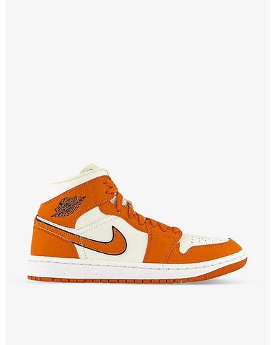 Nike Air Jordan 1 Mid Tops Shoes for Women - Up to 50% off | Lyst