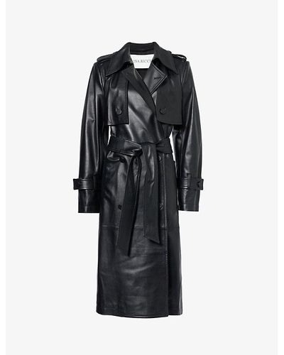 Black Nina Ricci Coats for Women | Lyst