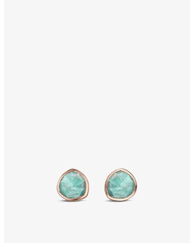 Blue Monica Vinader Earrings and ear cuffs for Women | Lyst