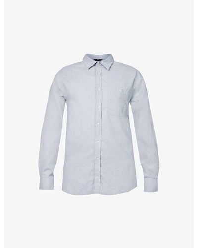 Blue 7 For All Mankind Shirts for Men | Lyst