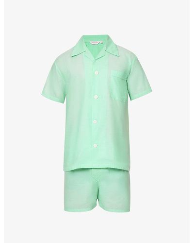 Green Derek Rose Nightwear and sleepwear for Men | Lyst