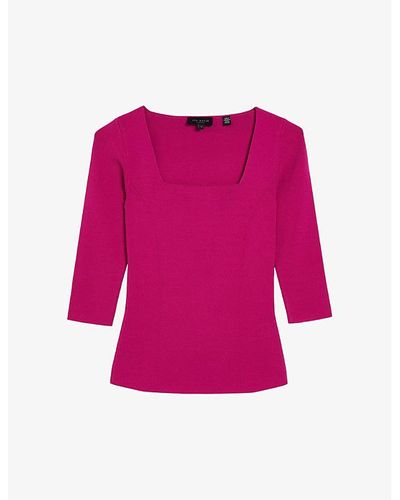 Pink Ted Baker Tops for Women | Lyst