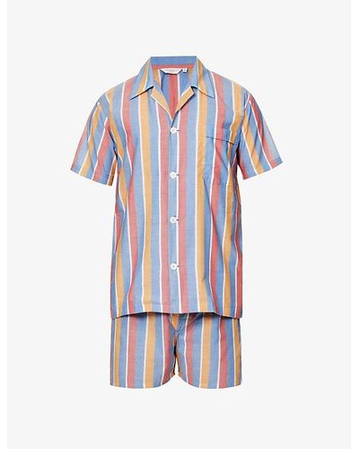 Red Derek Rose Nightwear and sleepwear for Men | Lyst