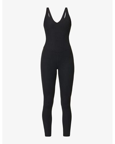Black lululemon athletica Jumpsuits and rompers for Women | Lyst