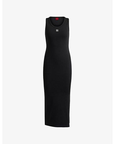 Black HUGO Dresses for Women | Lyst