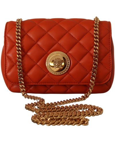 Red Versace Shoulder bags for Women | Lyst