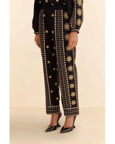 Black FARM Rio Pants for Women | Lyst