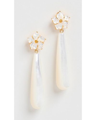 White Chan Luu Earrings and ear cuffs for Women | Lyst