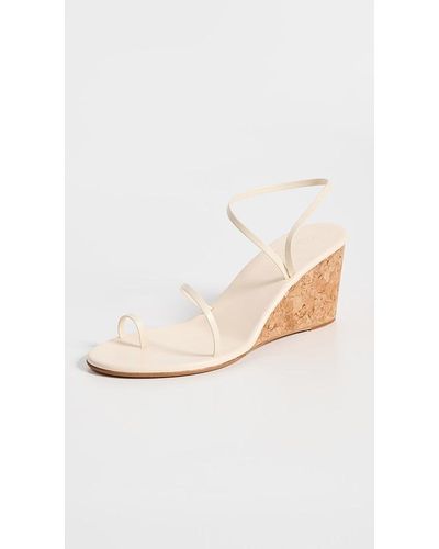 White Ancient Greek Sandals Heels for Women | Lyst
