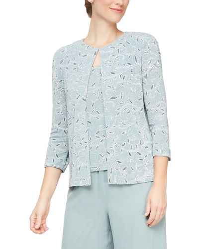 Blue Alex Evenings Tops for Women | Lyst